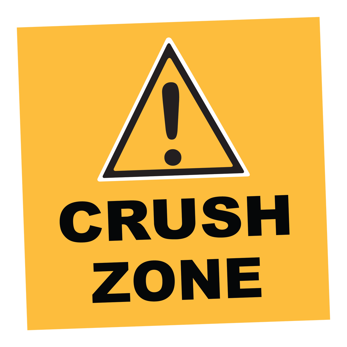Crush Zone Sticker – Stickafy