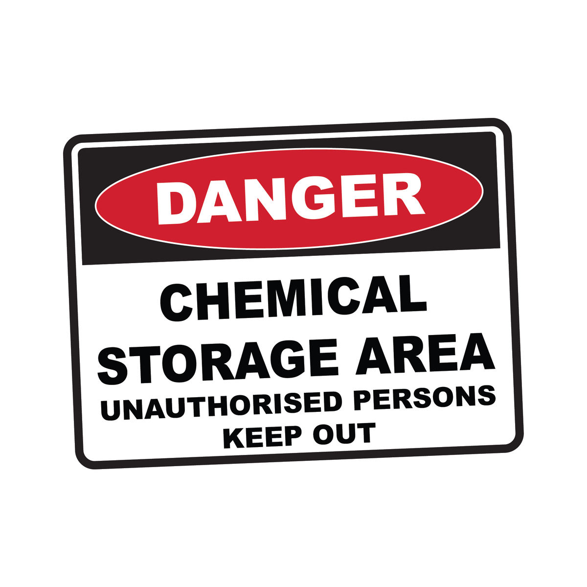 Danger - CHEMICAL STORAGE AREA Keep Out – Stickafy