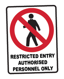 Restricted Entry Sticker – Stickafy