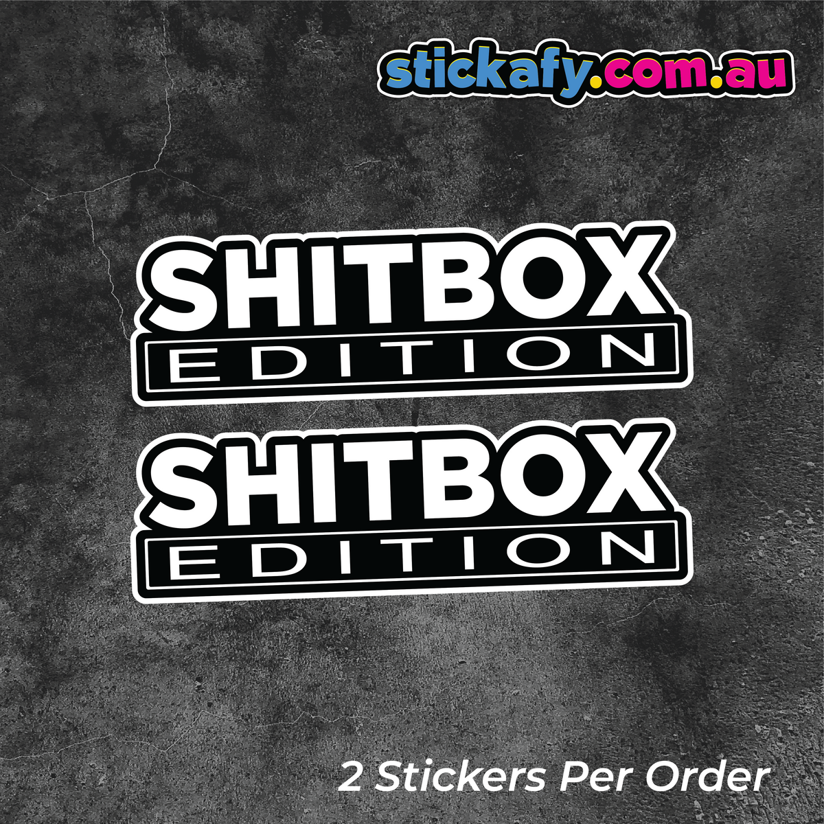 Shitbox Edition x2 Sticker – Stickafy