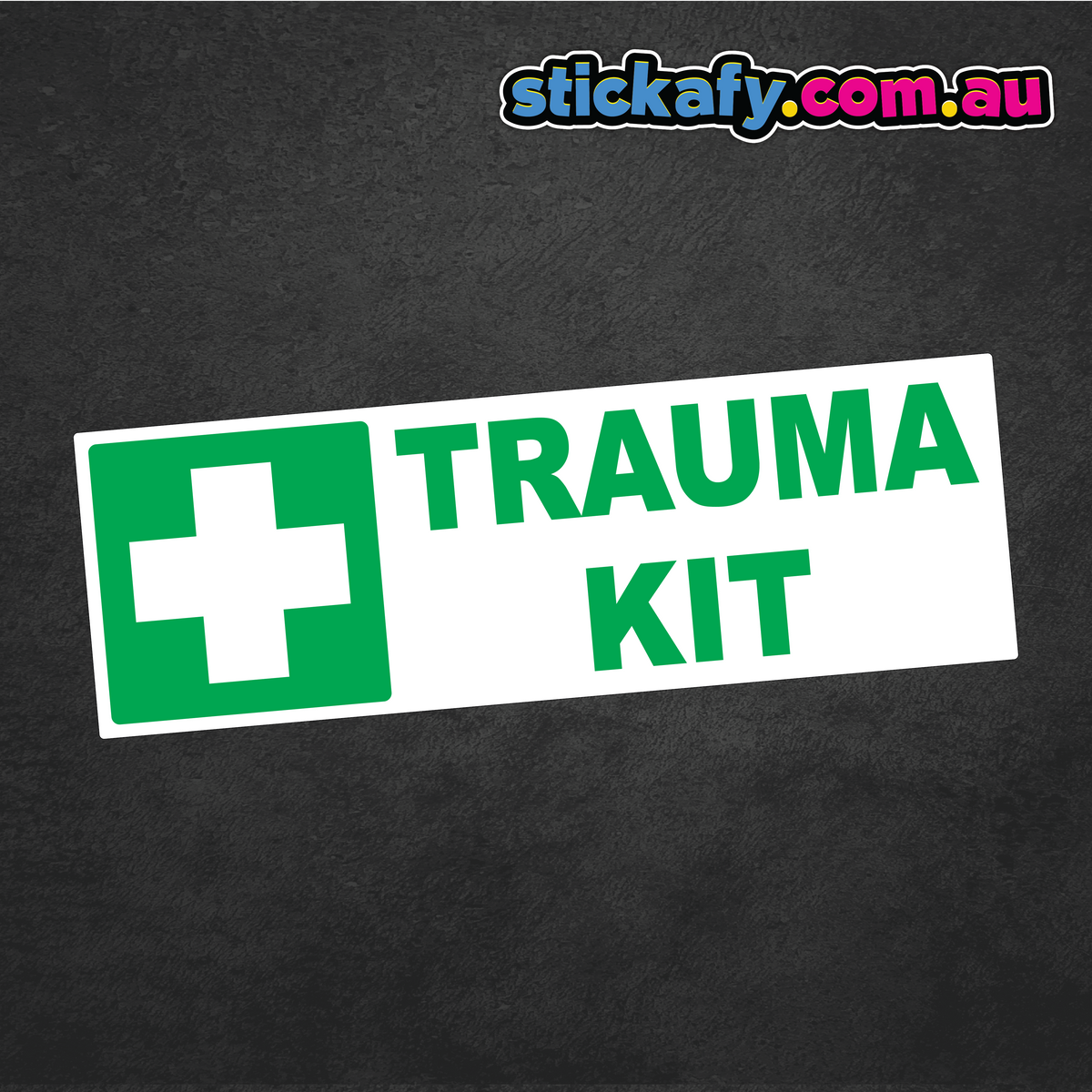 Trauma Kit Long Sticker – Stickafy